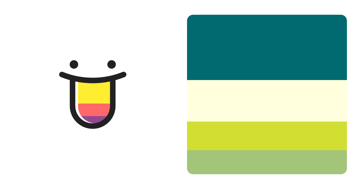 Color Palette: #016A70 #FFFFDD #D2DE32 #A2C579 - Color Hunt