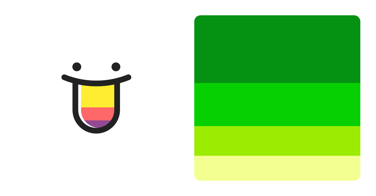 Color Palette: #059212 #06D001 #9BEC00 #F3FF90 - Color Hunt