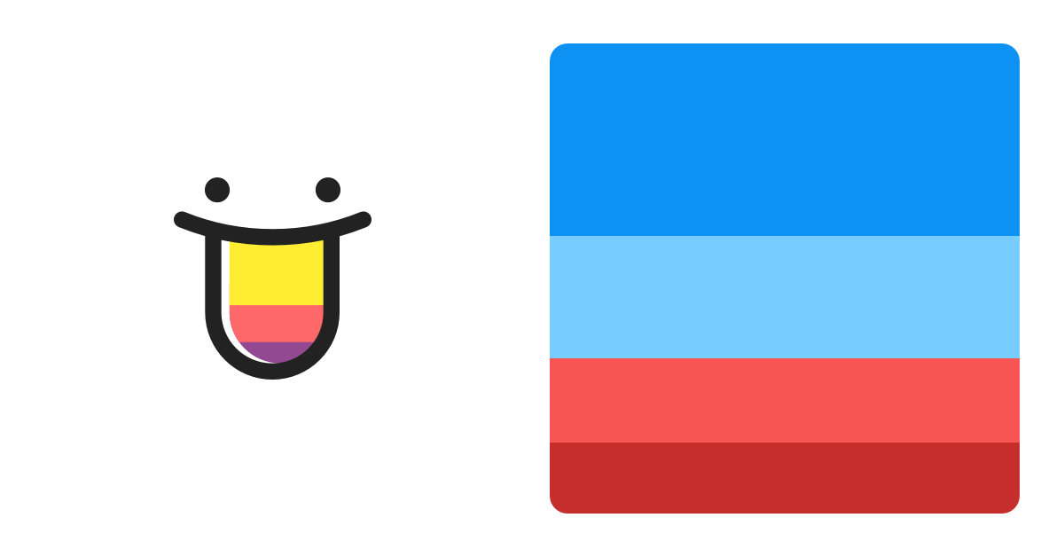 Color Palette: #0D92F4 #77CDFF #F95454 #C62E2E - Color Hunt