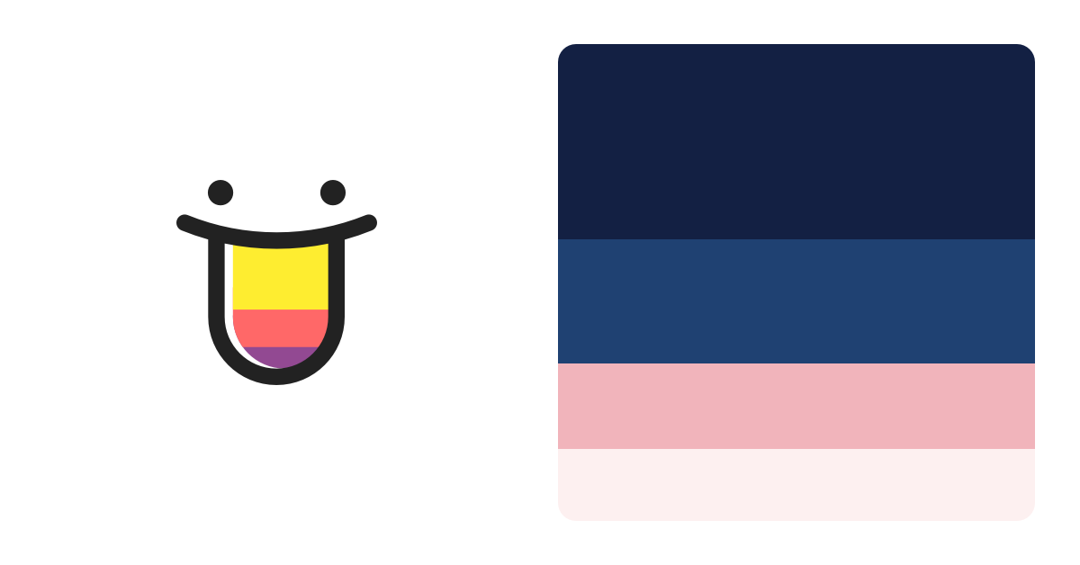 Color Palette: #132043 #1F4172 #F1B4BB #FDF0F0 - Color Hunt