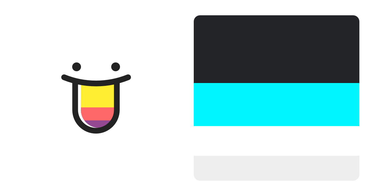 Color Palette: #232428 #00F7FF #FFFFFF #EEEEEE - Color Hunt