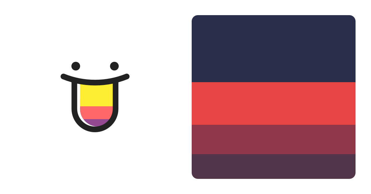 Color Palette: #2B2E4A #E84545 #903749 #53354A - Color Hunt