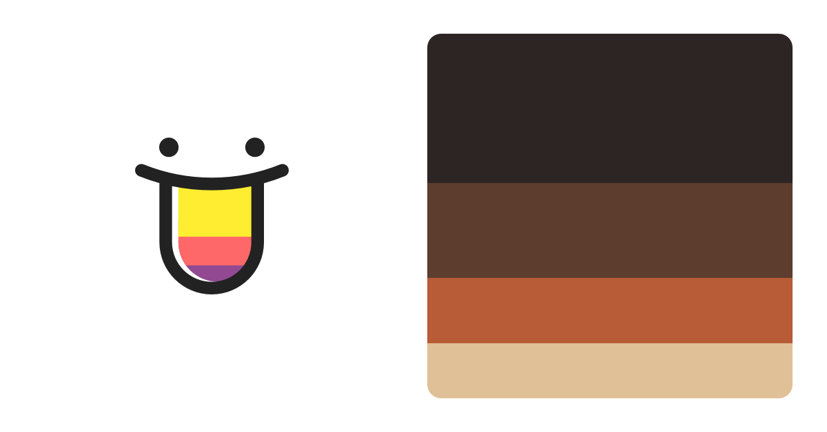 Color Palette: #2D2424 #5C3D2E #B85C38 #E0C097 - Color Hunt