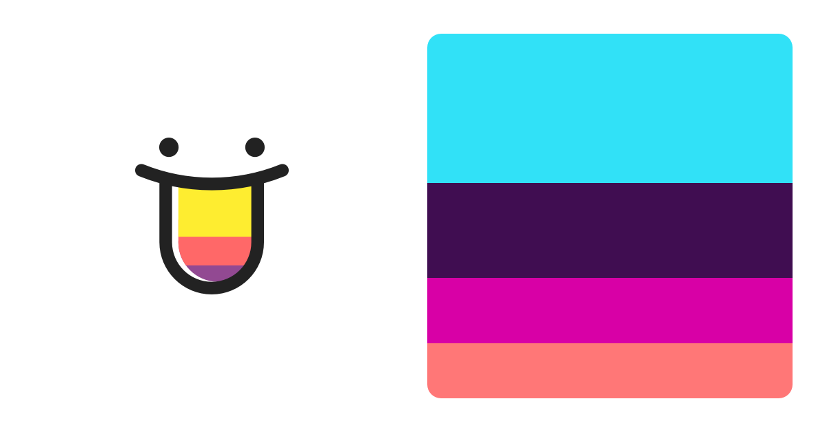 Color Palette: #31E1F7 #400D51 #D800A6 #FF7777 - Color Hunt