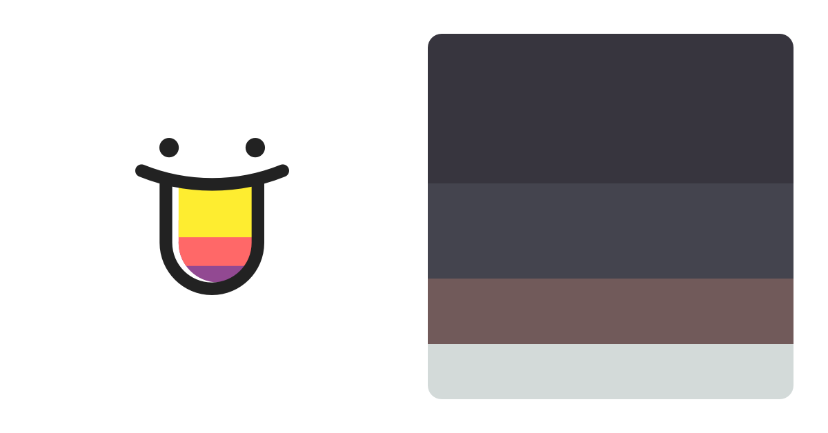 Color Palette: #37353E #44444E #715A5A #D3DAD9 - Color Hunt