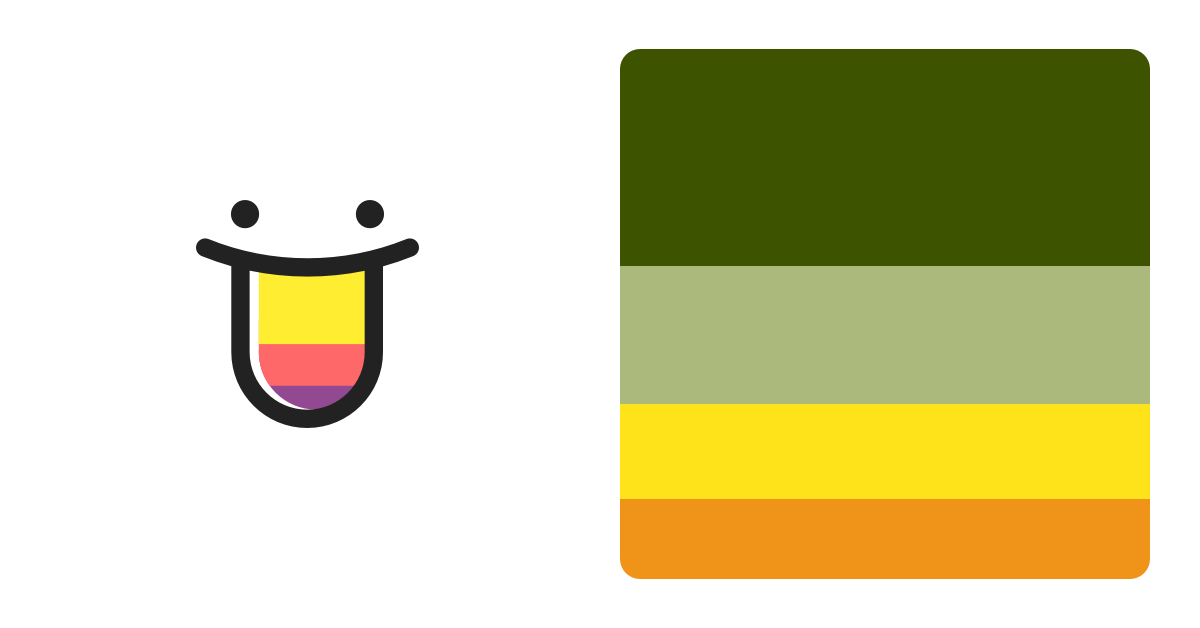 Color Palette: #3D5300 #ABBA7C #FFE31A #F09319 - Color Hunt