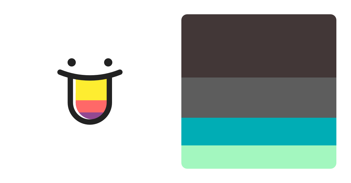 Color Palette: #423737 #5D5D5D #00ADB5 #A3F7BF - Color Hunt