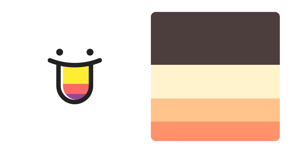 Color Palette: #4D3E3E #FFF3CD #FFC38B #FF926B - Color Hunt