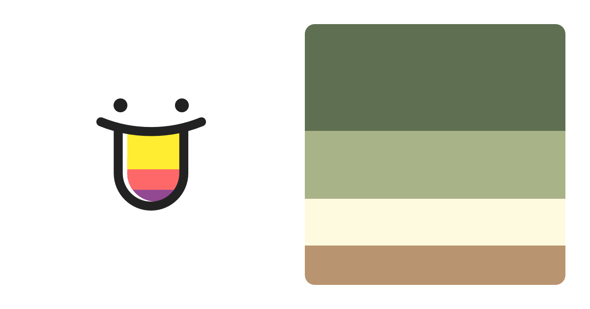 Color Palette: #5F6F52 #A9B388 #FEFAE0 #B99470 - Color Hunt