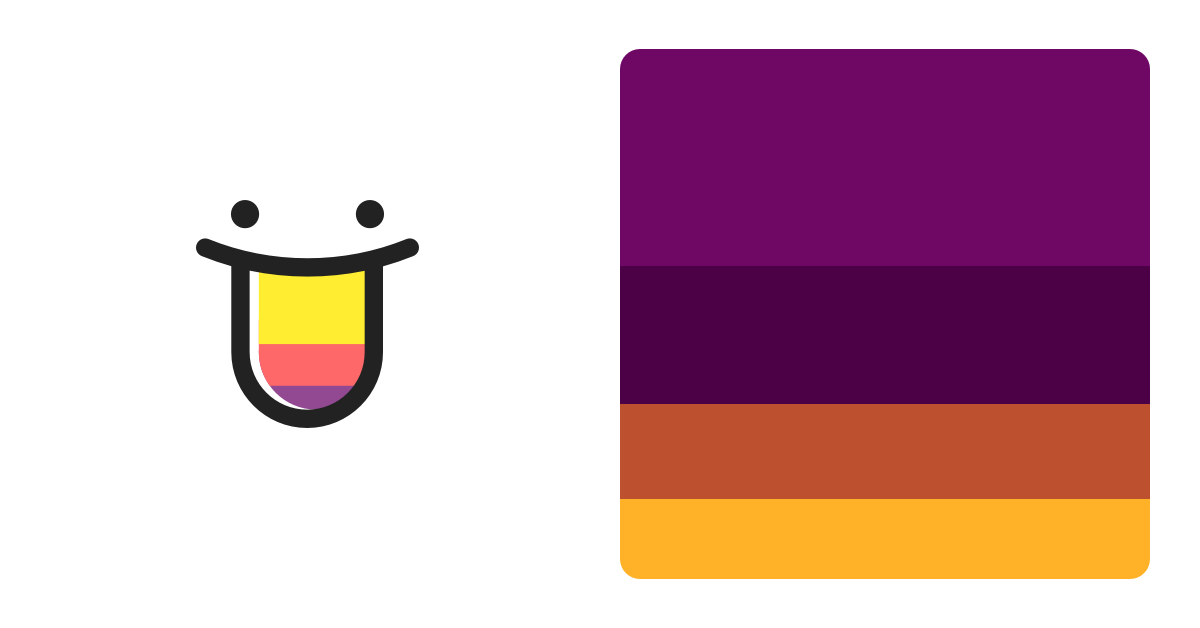 Color Palette: #6F0765 #4C0045 #BD512F #FFB228 - Color Hunt