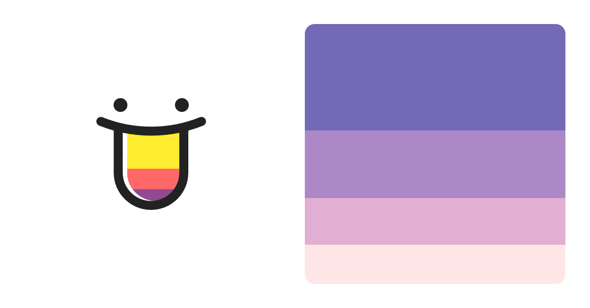 Color Palette: #7469B6 #AD88C6 #E1AFD1 #FFE6E6 - Color Hunt