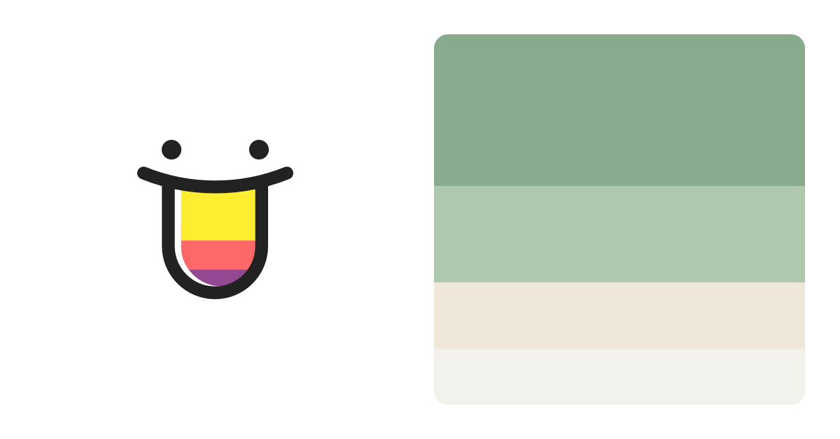 Color Palette: #88AB8E #AFC8AD #EEE7DA #F2F1EB - Color Hunt