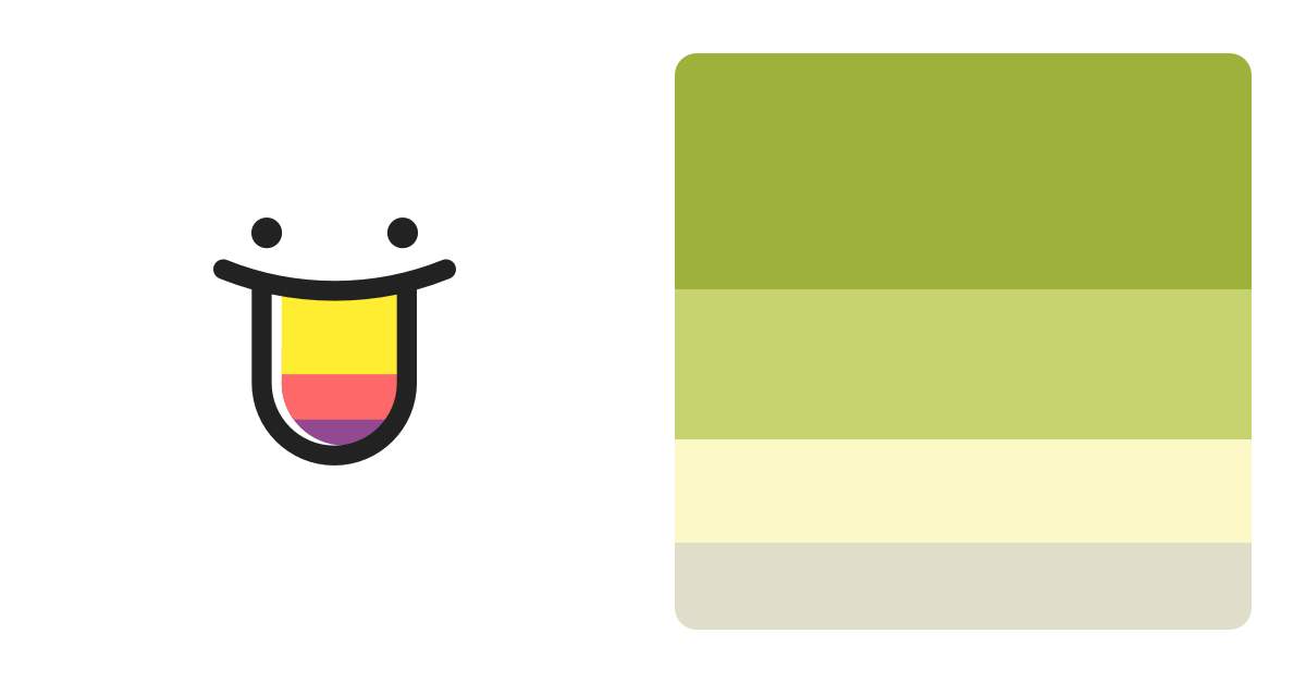 Color Palette: #9EB23B #C7D36F #FCF9C6 #E0DECA - Color Hunt