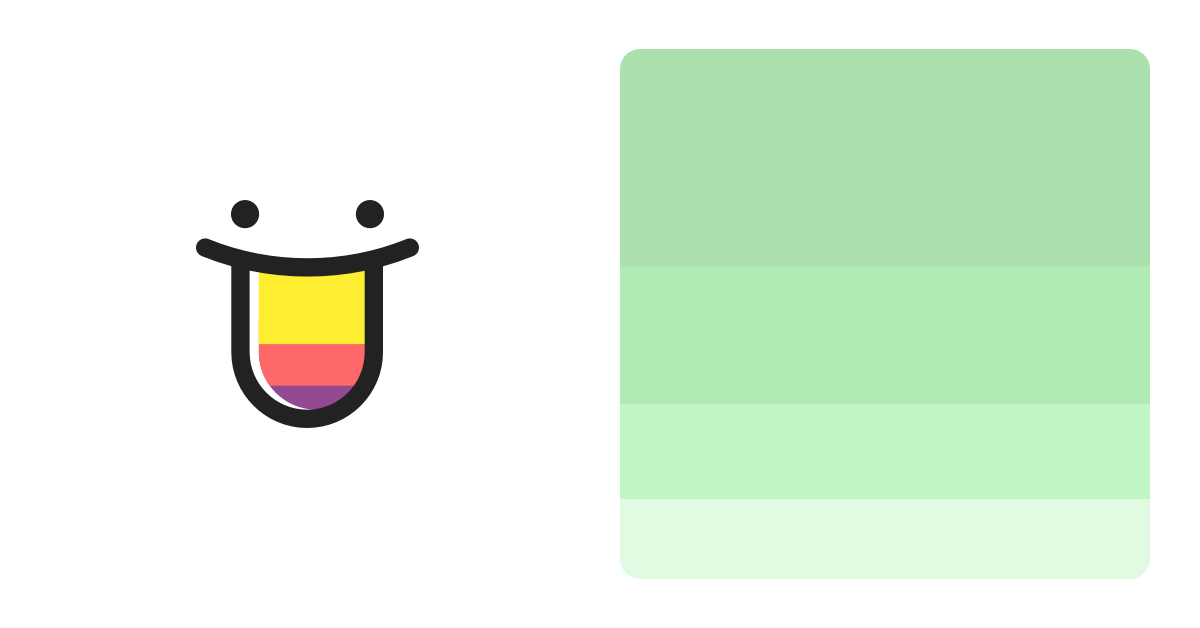 Color Palette: #ACE1AF #B0EBB4 #BFF6C3 #E0FBE2 - Color Hunt