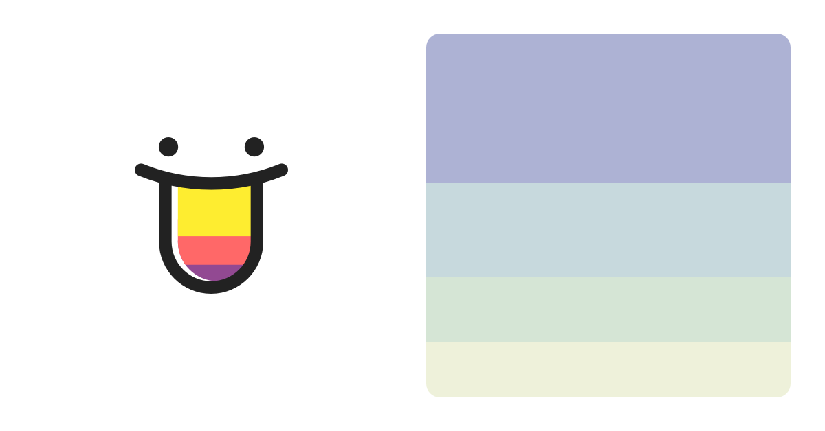 Color Palette: #ADB2D4 #C7D9DD #D5E5D5 #EEF1DA - Color Hunt