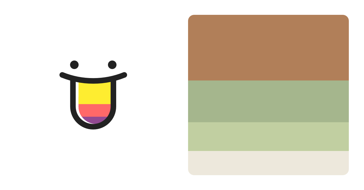 Color Palette: #B17F59 #A5B68D #C1CFA1 #EDE8DC - Color Hunt