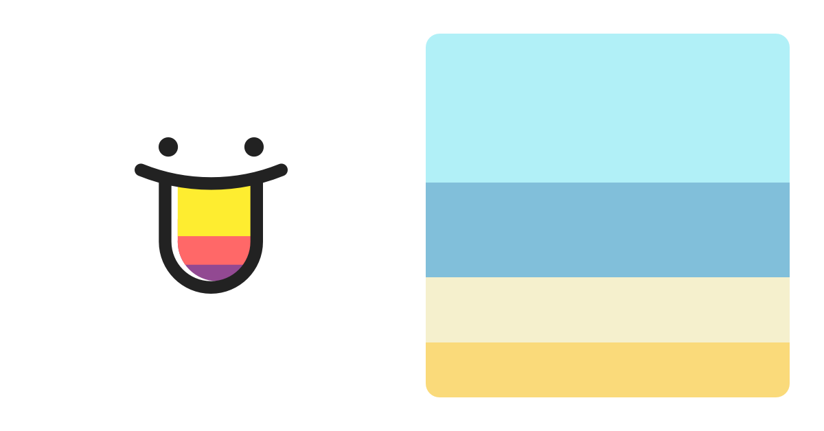 Color Palette: #B1F0F7 #81BFDA #F5F0CD #FADA7A - Color Hunt