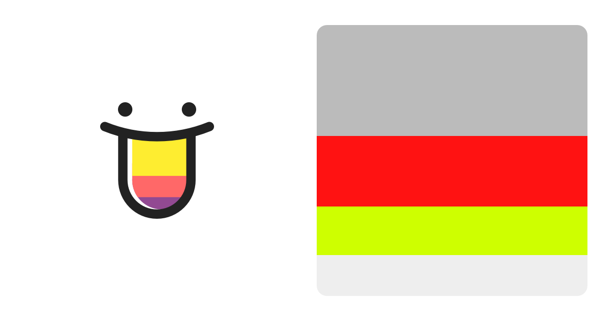 Color Palette: #BBBBBB #FF1212 #CEFF00 #EEEEEE - Color Hunt