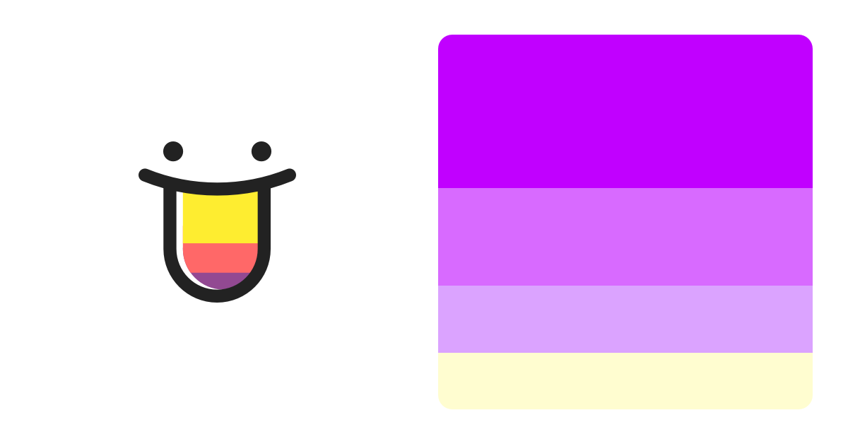 Color Palette: #C100FF #D86AFF #DBA3FF #FFFDD0 - Color Hunt