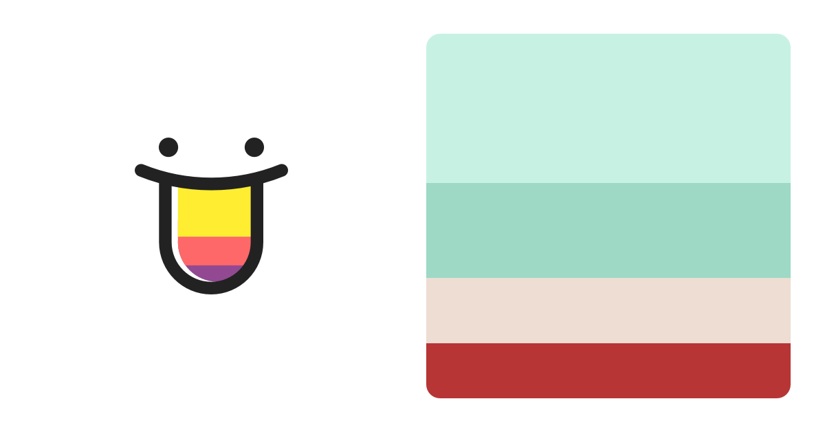 Color Palette: #C7F2E3 #9ED9C5 #EEDDD2 #B73535 - Color Hunt