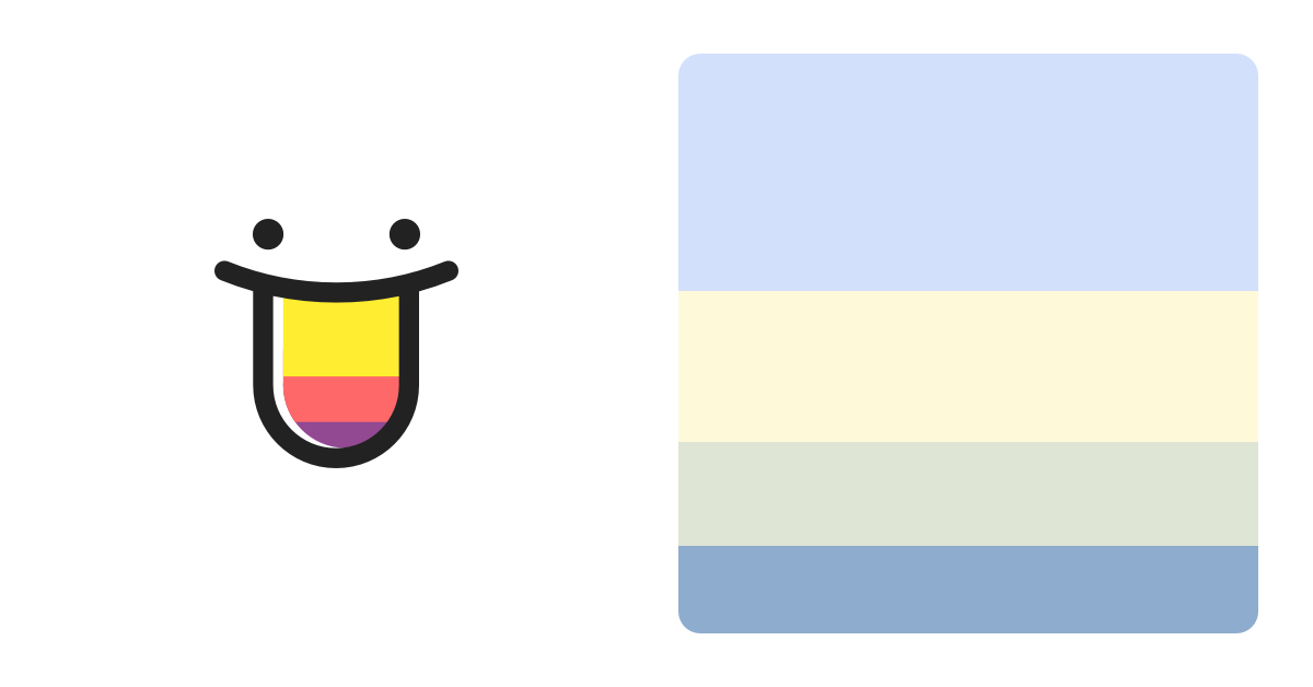 Color Palette: #D2E0FB #FEF9D9 #DEE5D4 #8EACCD - Color Hunt