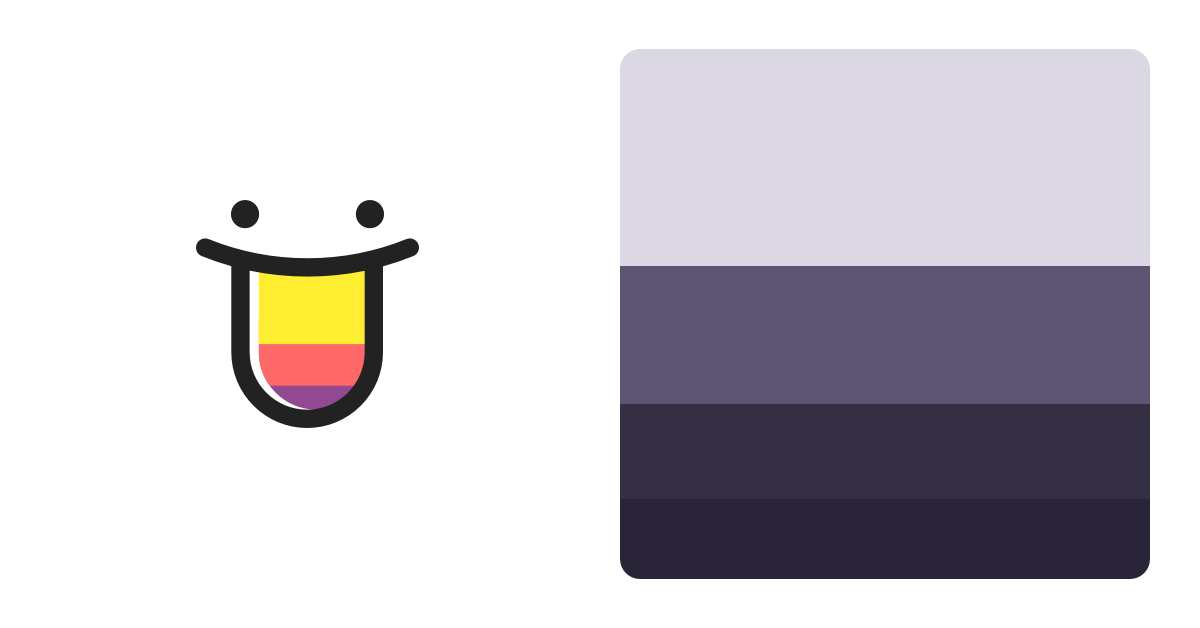 Color Palette: #DBD8E3 #5C5470 #352F44 #2A2438 - Color Hunt