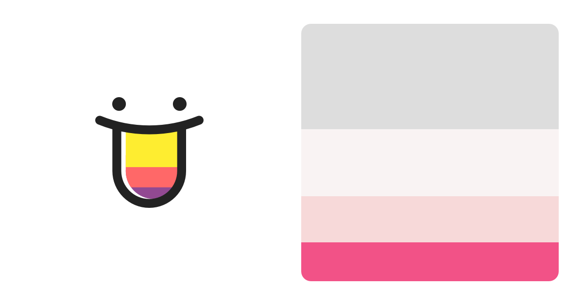 Color Palette: #DDDDDD #F9F3F3 #F7D9D9 #F25287 - Color Hunt