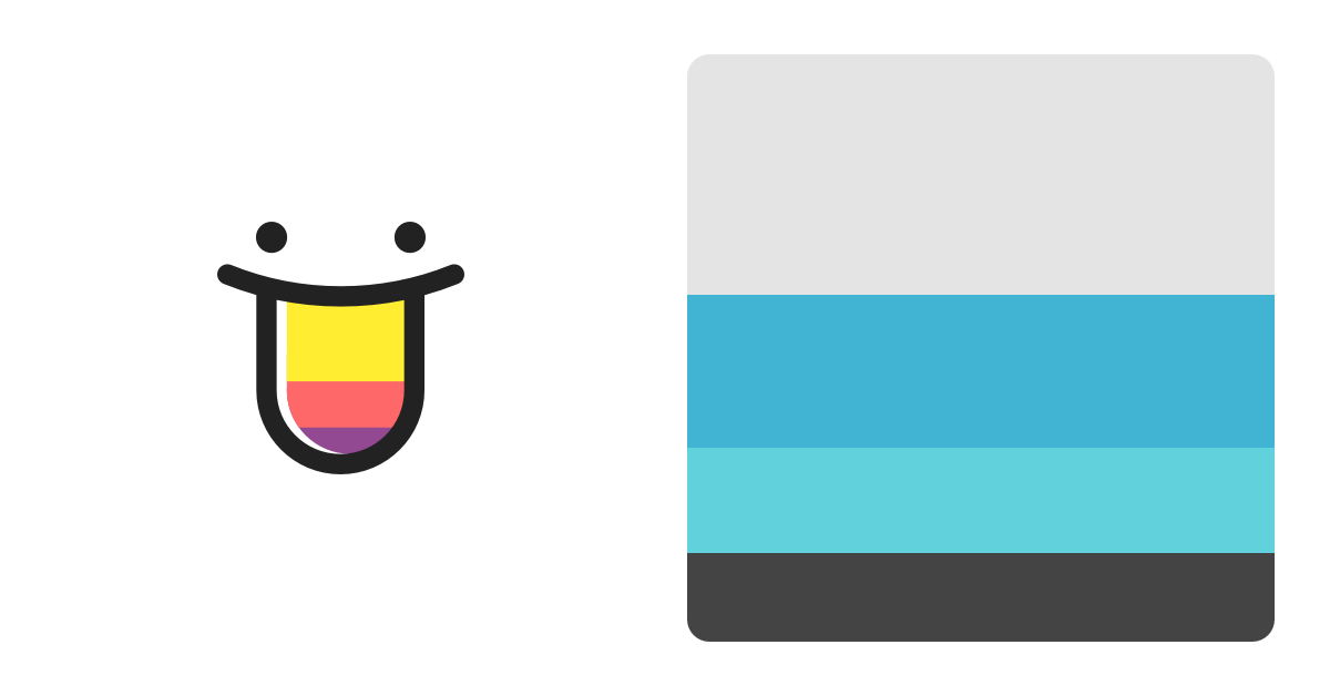 Color Palette: #E4E4E4 #41B3D3 #61D2DC #444444 - Color Hunt