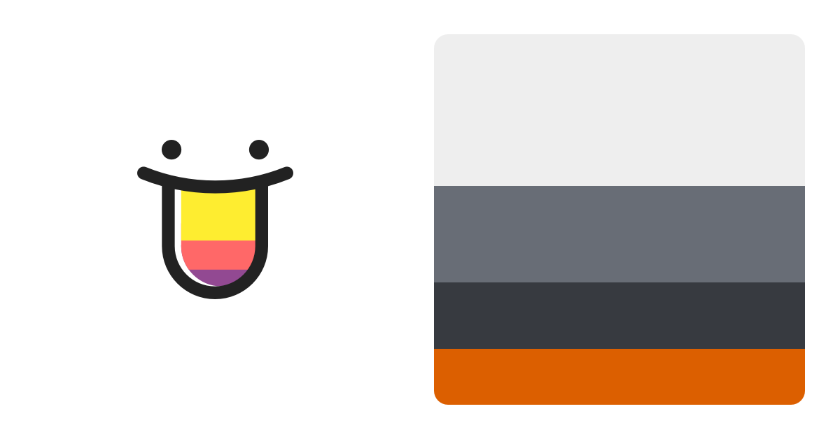 Color Palette: #EEEEEE #686D76 #373A40 #DC5F00 - Color Hunt