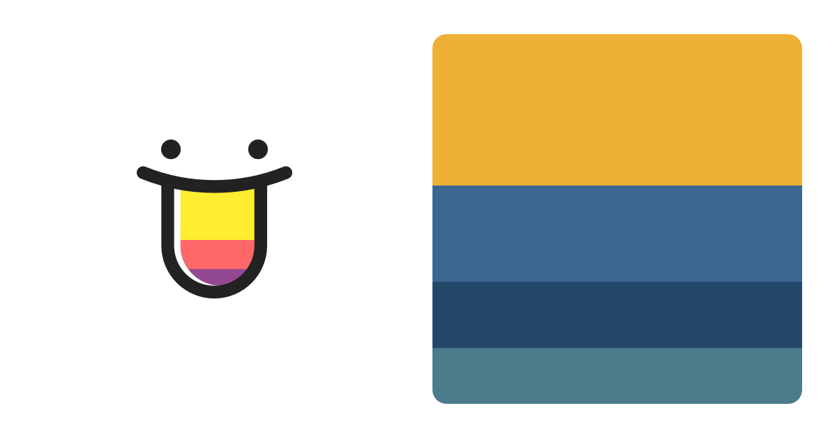 Color Palette: #EFB036 #3B6790 #23486A #4C7B8B - Color Hunt