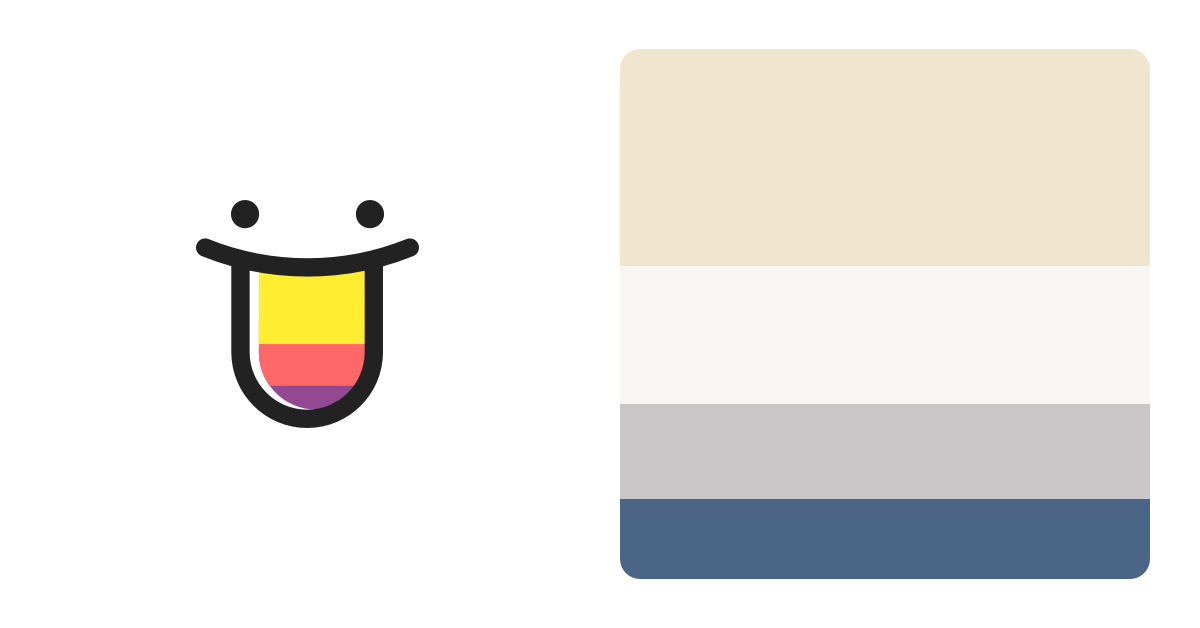 Color Palette: #F0E5CF #F7F6F2 #C8C6C6 #4B6587 - Color Hunt