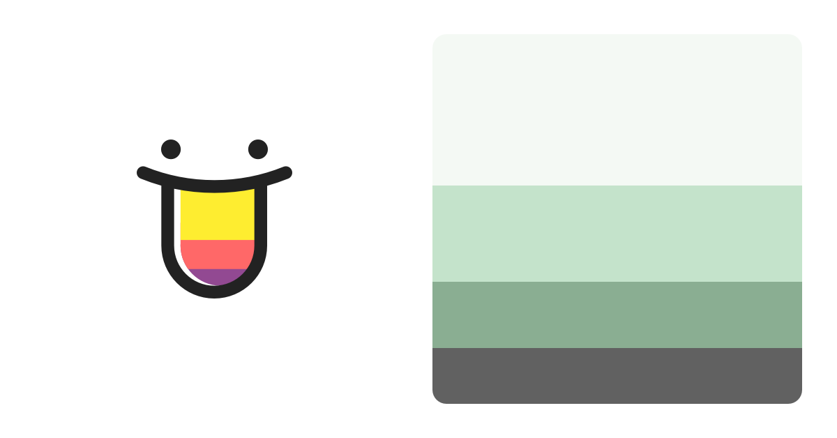 Color Palette: #F4F9F4 #C4E3CB #8AAE92 #616161 - Color Hunt