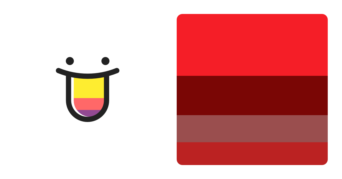 Color Palette: #F51E27 #7A0605 #9A4E4E #BB2222 - Color Hunt