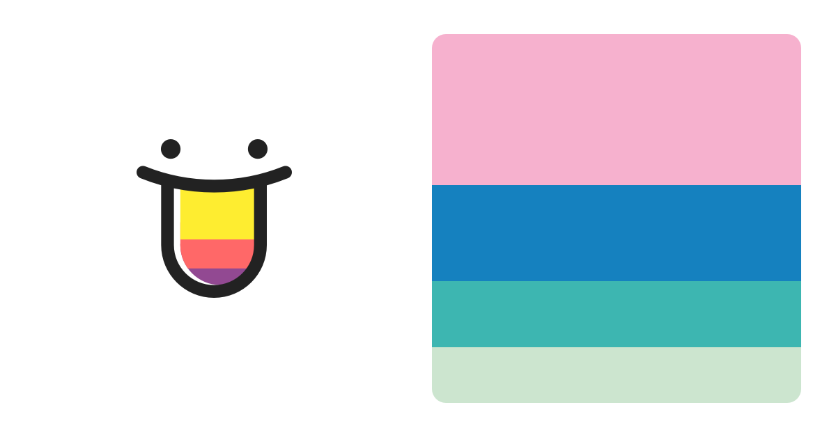 Color Palette: #F6B1CE #1581BF #3DB6B1 #CCE5CF - Color Hunt