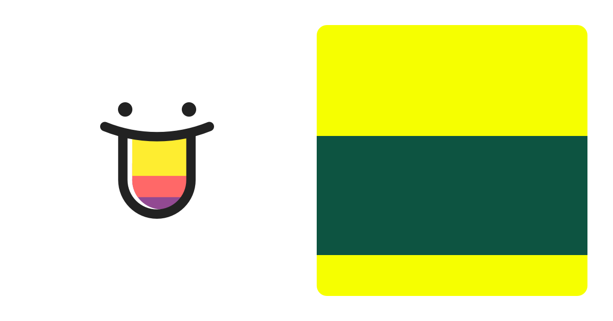 Color Palette: #F6FF00 #0D5441 #0D5441 #F6FF00 - Color Hunt