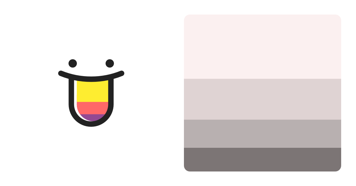 Color Palette: #FBF0F0 #DFD3D3 #B8B0B0 #7C7575 - Color Hunt