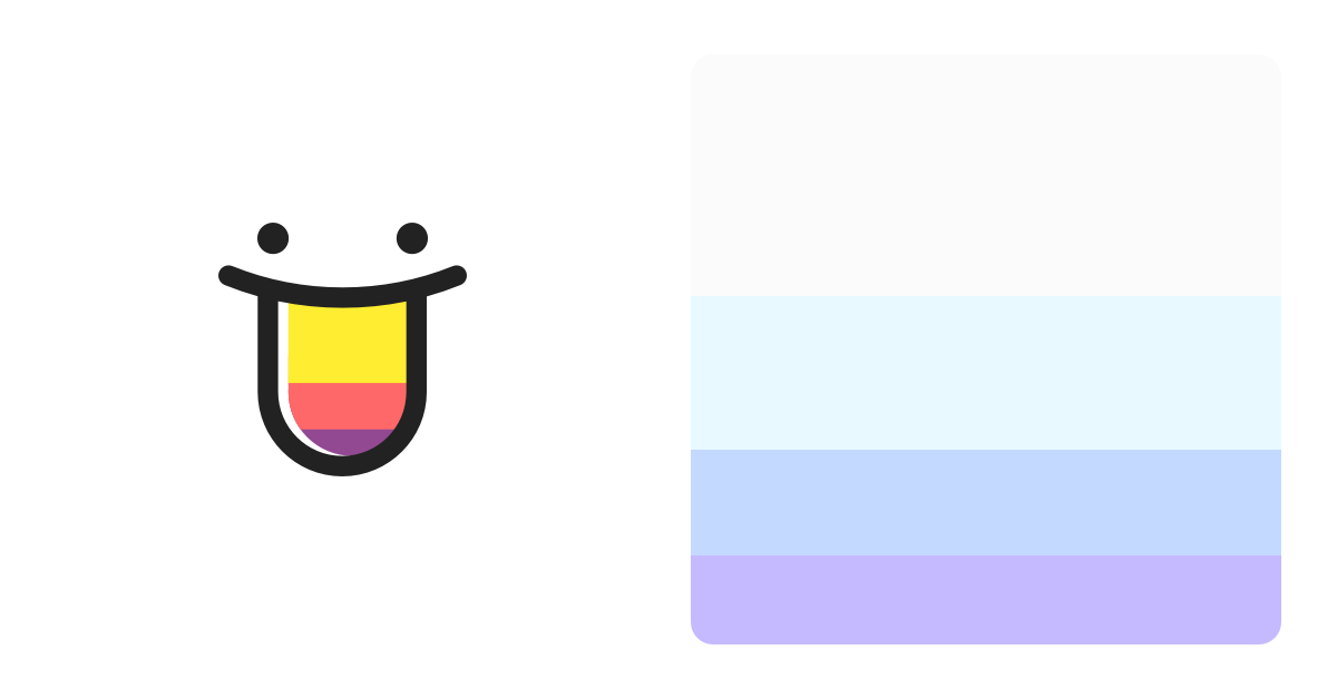 Color Palette: #FBFBFB #E8F9FF #C4D9FF #C5BAFF - Color Hunt