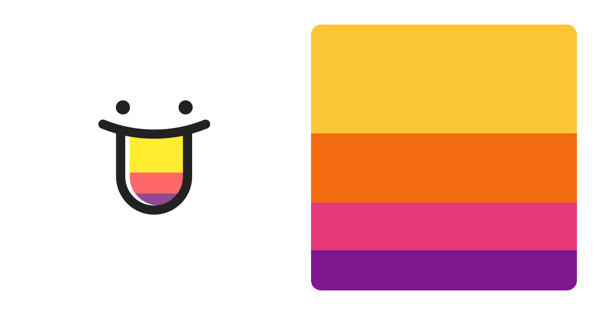 Color Palette: #FCC737 #F26B0F #E73879 #7E1891 - Color Hunt