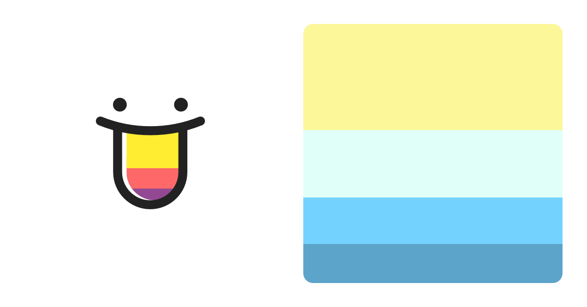 Color Palette: #FCF798 #E0FFF9 #74D2FF #5CA4CA - Color Hunt