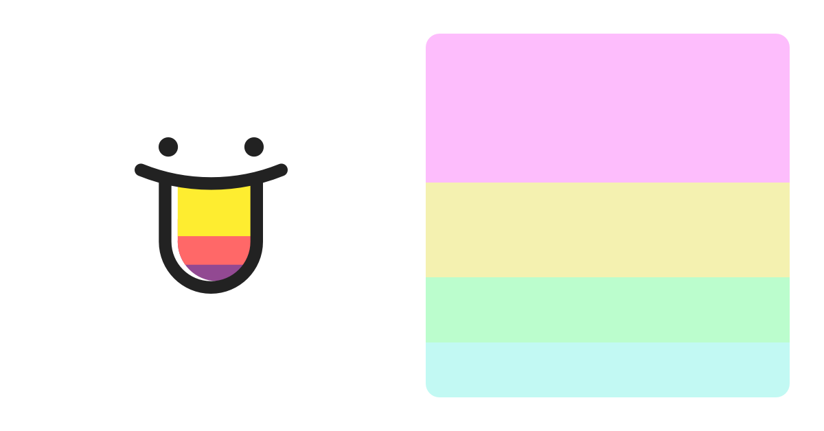 Color Palette: #FDBDFC #F4F1B0 #BBFDCD #C2F9F3 - Color Hunt