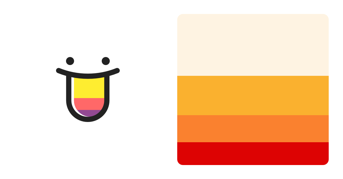 Color Palette: #FEF3E2 #FAB12F #FA812F #DD0303 - Color Hunt