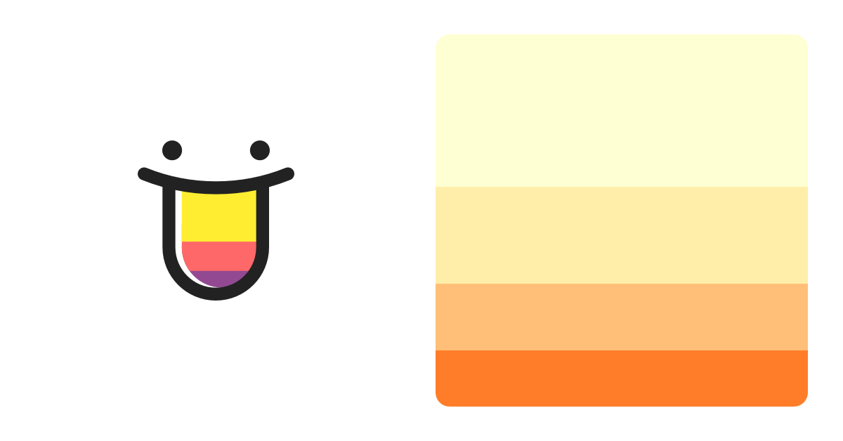 Color Palette: #FEFFD2 #FFEEA9 #FFBF78 #FF7D29 - Color Hunt