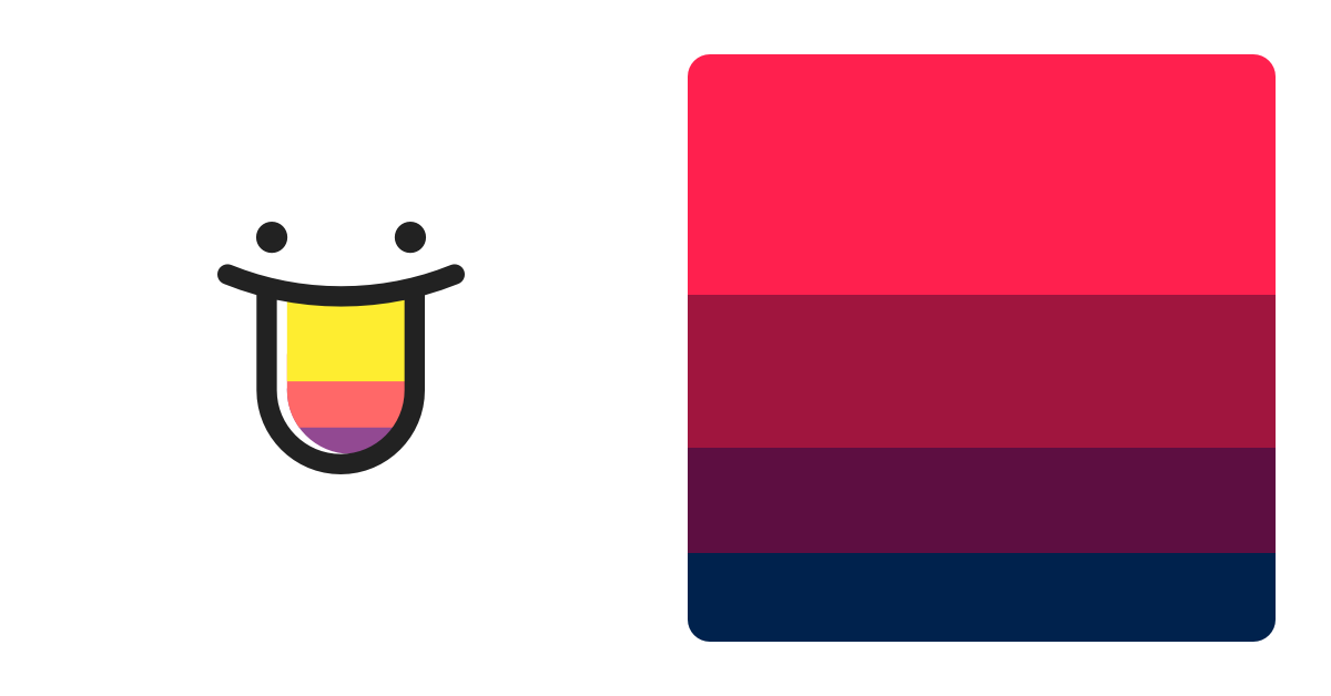 Color Palette: #FF204E #A0153E #5D0E41 #00224D - Color Hunt