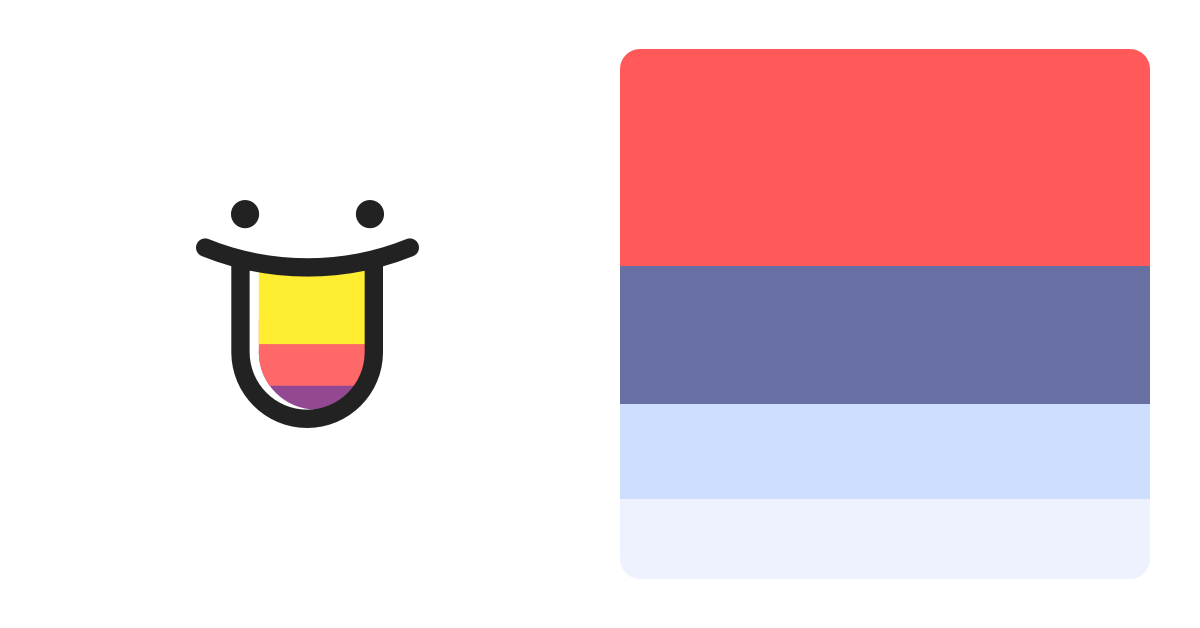Color Palette: #FF5959 #676FA3 #CDDEFF #EEF2FF - Color Hunt