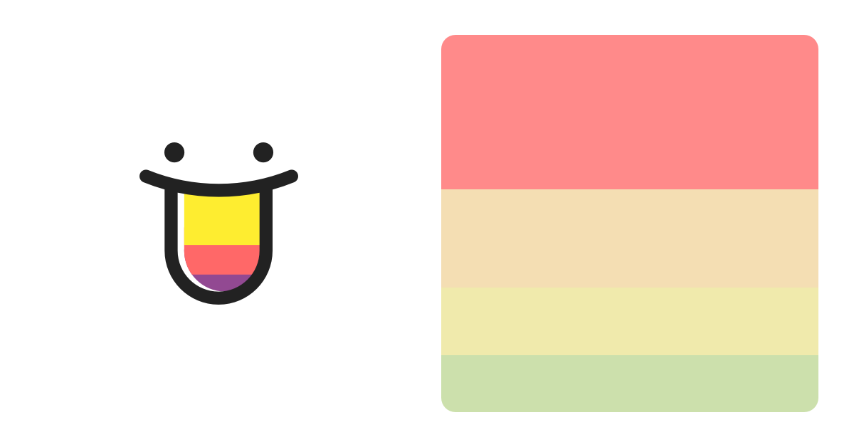 Color Palette: #FF8A8A #F4DEB3 #F0EAAC #CCE0AC - Color Hunt