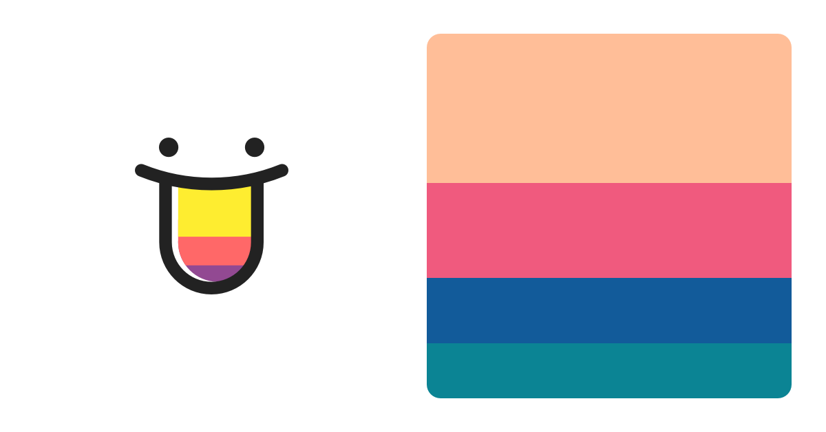 Color Palette: #FFBE98 #F05A7E #125B9A #0B8494 - Color Hunt