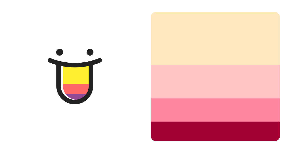 Color Palette: #FFE7BF #FFC4C4 #FF869E #A10035 - Color Hunt