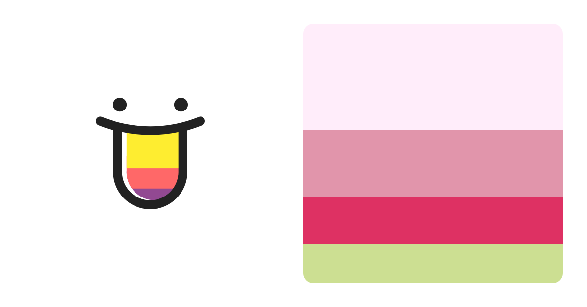 Color Palette: #FFEDFA #E195AB #DE3163 #CCDF92 - Color Hunt