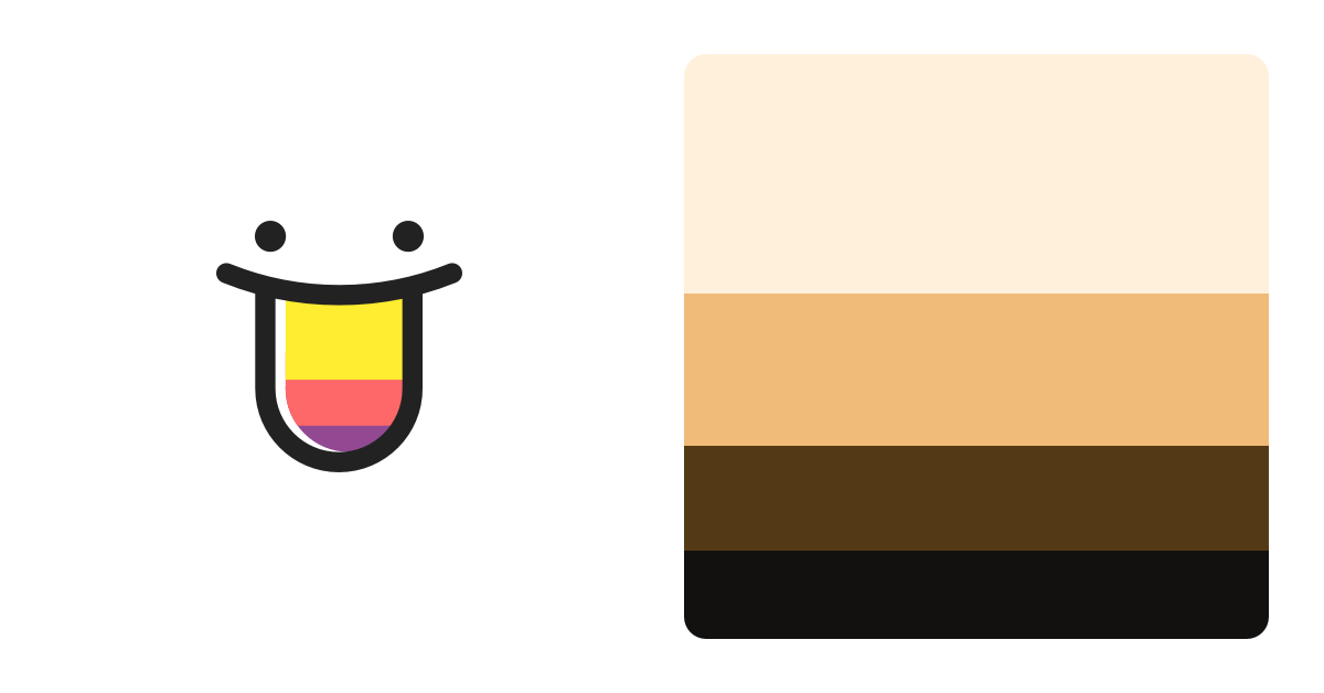 Color Palette: #FFF0DC #F0BB78 #543A14 #131010 - Color Hunt