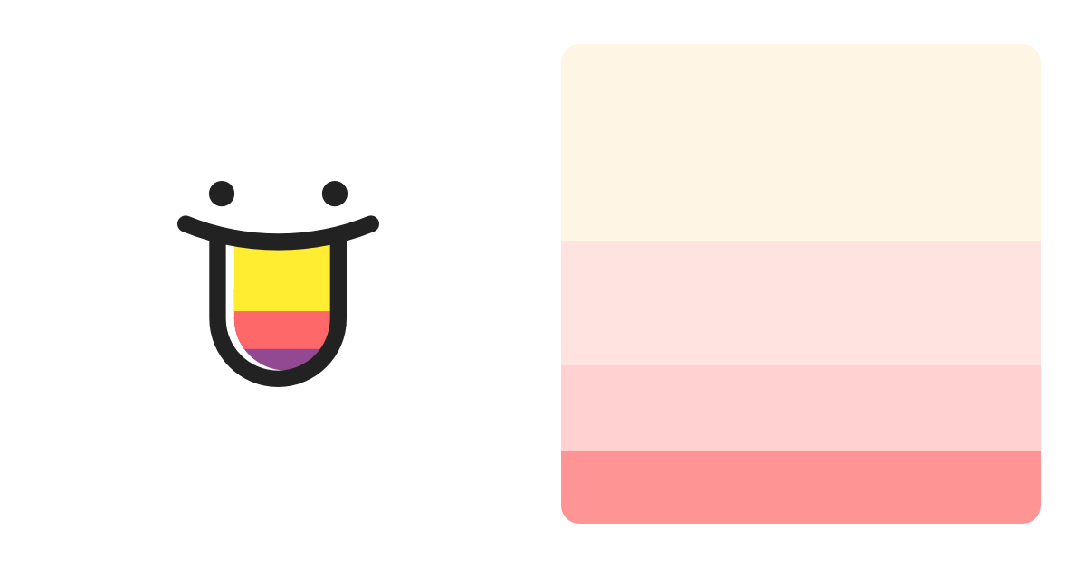 Color Palette: #FFF5E4 #FFE3E1 #FFD1D1 #FF9494 - Color Hunt